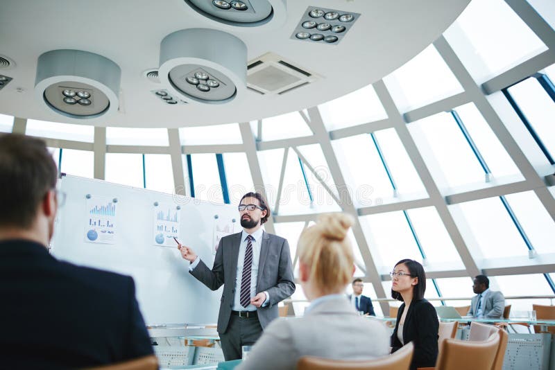 Explaining Business Instructions Stock Photo - Image of interaction ...