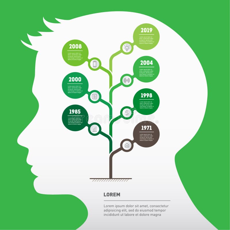 Business Presentation Concept with 7 Options, Parts, Steps or Processes ...