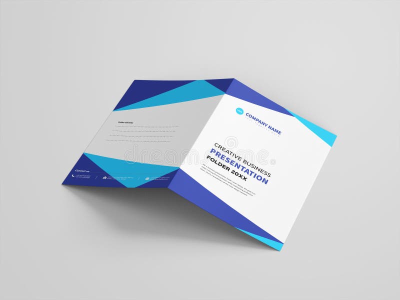 Business Presentation Folder Stock Illustration - Illustration of ...