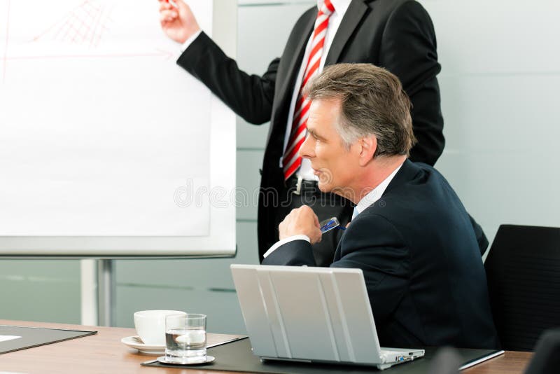 Business - Presentation in Front of the Boss Stock Image - Image of ...