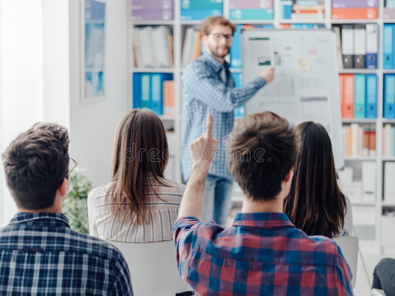 Business Presentation in the Office Stock Photo - Image of audience ...