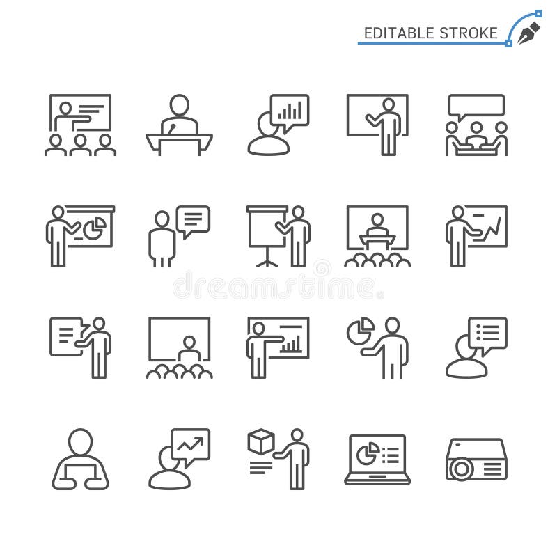 Photography Outline Icon Set Stock Vector - Illustration of book ...