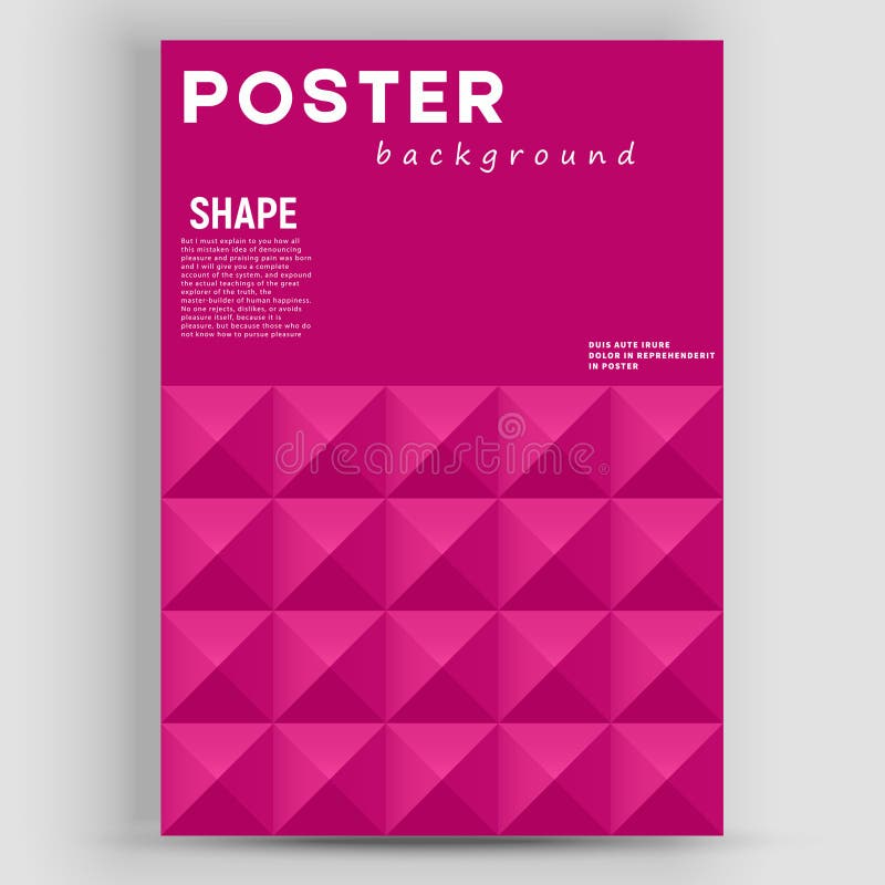 Business Presentation Vector A4 Vertical Orientation Front Page Mock Up ...