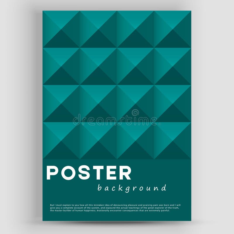 Business Presentation Vector A4 Vertical Orientation Front Page Mock Up ...