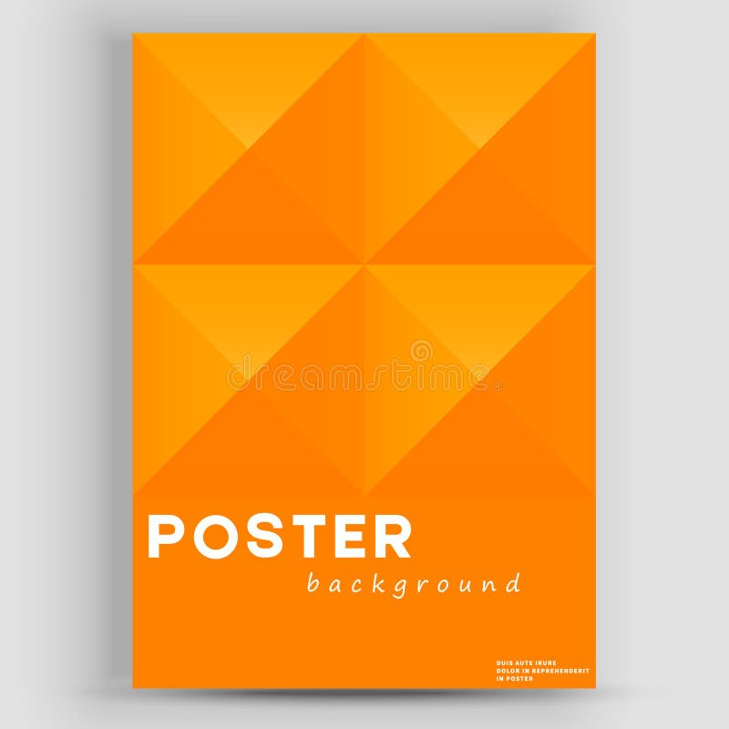 Business Presentation Vector A4 Vertical Orientation Front Page Mock Up ...