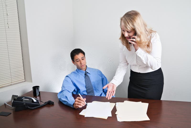 Business Problem stock photo. Image of paperwork, talking - 17371336
