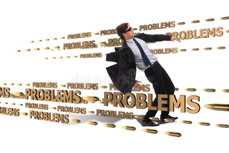 The Business Problem and Challenge Concept with Businessman Stock Photo ...