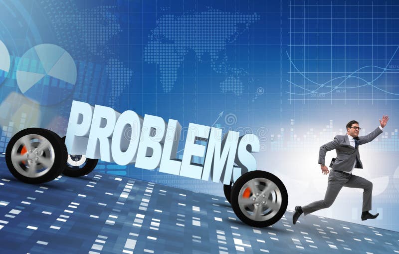 Business Problem and Challenge Concept with Businessman Stock Photo ...