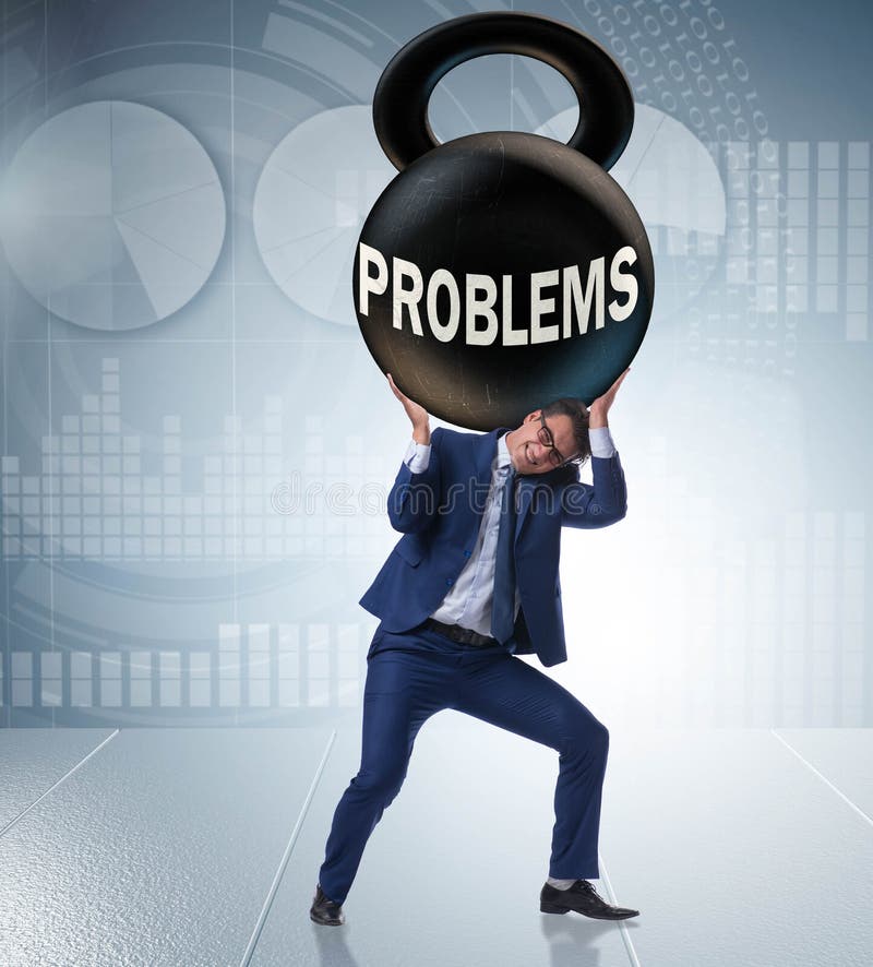 Business Problem and Challenge Concept with Businessman Stock Photo ...