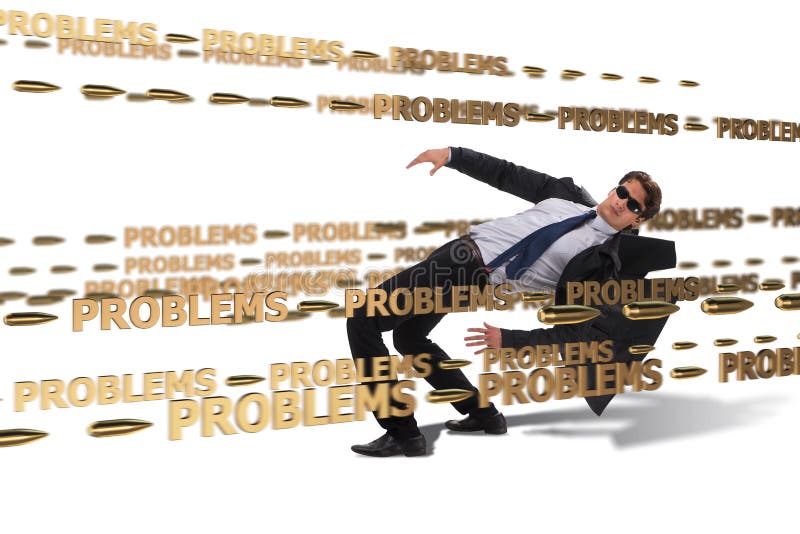 The Business Problem and Challenge Concept with Businessman Stock Photo ...
