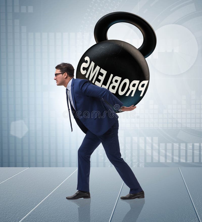 Business Problem and Challenge Concept with Businessman Stock Image ...