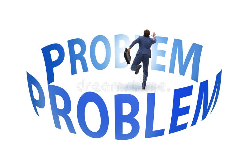 Business Problem Concept with Businessman Stock Photo - Image of ...