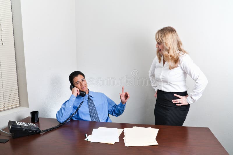 Business Problem Discussion Stock Image - Image of talking, female ...