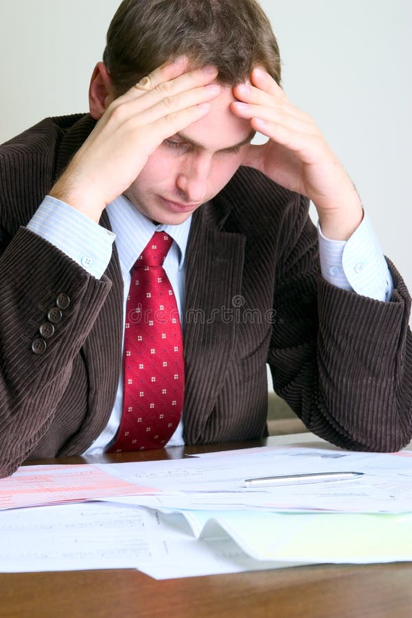 Business problems stock image. Image of desk, office, shoulders - 1984789