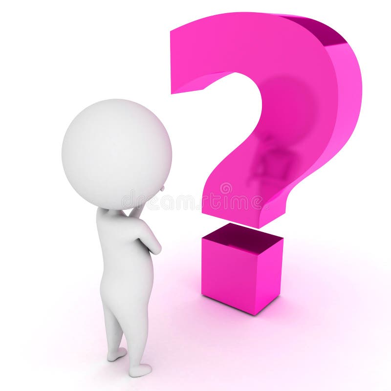 Little Man Question Mark Stock Illustrations – 469 Little Man Question ...