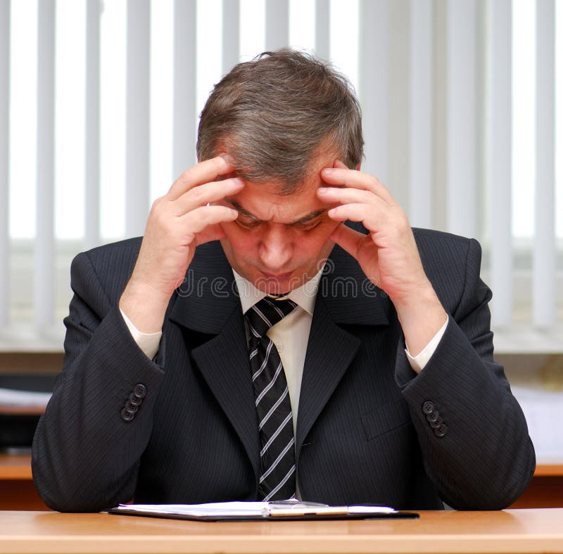 Business problems stock image. Image of headache, hairs - 4849295
