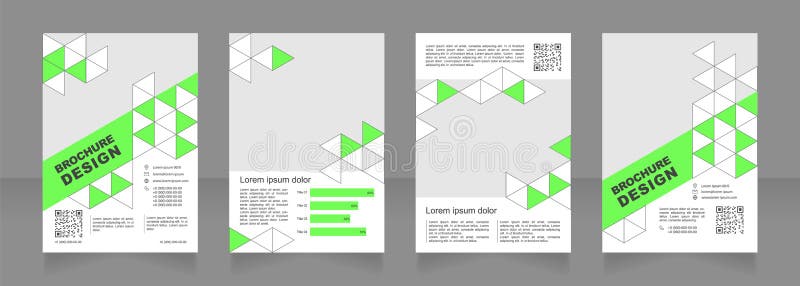 Business Process Analysis Blank Brochure Design Stock Vector ...