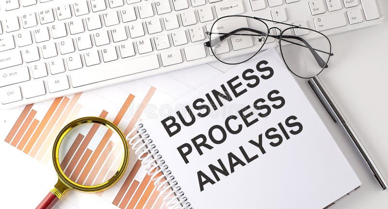 BUSINESS PROCESS ANALYSIS Text Written on a Notebook with Keyboard ...