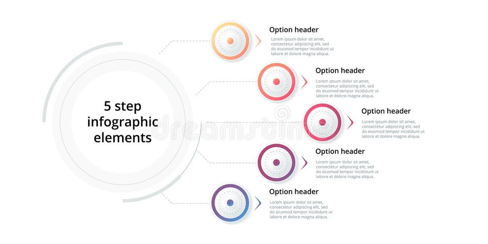 5 Step Infographic Process Stock Illustrations – 23,185 5 Step ...