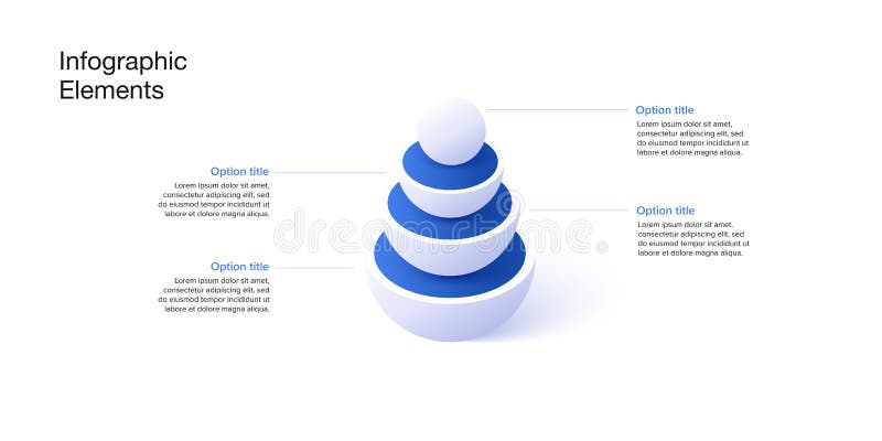 Business Pyramid Chart Infographics with 3 Steps. Pyramidal Stages ...