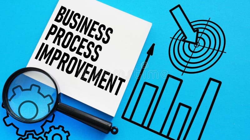 Business Process Improvement BPI is Shown Using the Text Stock Photo ...