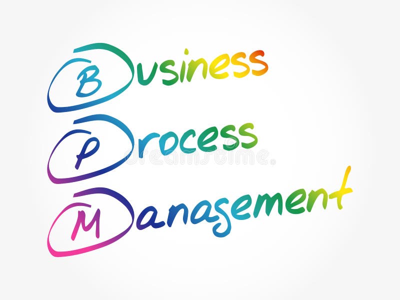 Business Process Management ( BPM Stock Illustration - Illustration of ...
