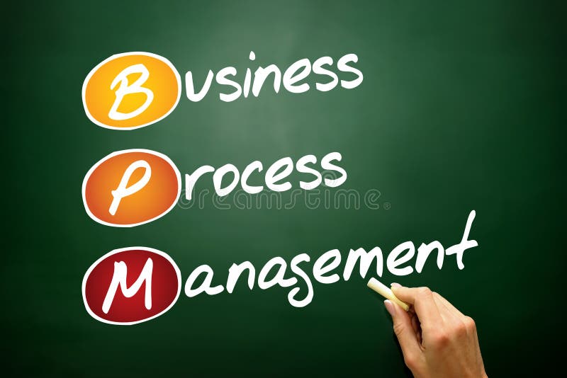 Business Process Management Stock Illustration - Illustration of ...