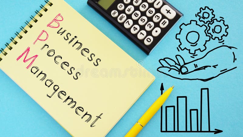 Business Process Improvement BPI is Shown Using the Text Stock Photo ...