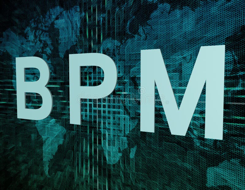 Business Process Management Stock Illustration - Illustration of ...