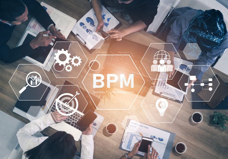 Business Process Management Strategy Concept Vouch Stock Image - Image of data, engineer: 389497875