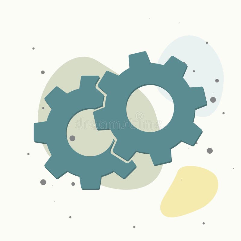 Process Optimization Vector Icon on White Isolated Background Stock ...