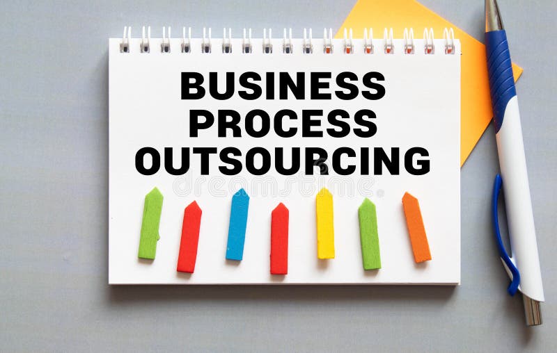 Business Process Outsourcing BPO is Shown on a Photo Using the Text ...