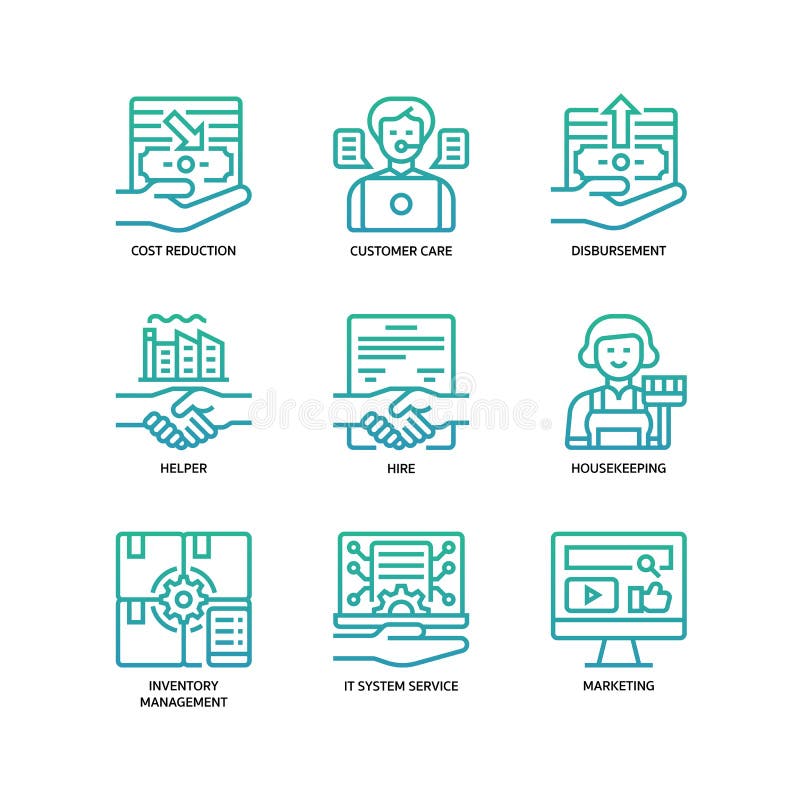 Reduction Process Icons Stock Illustrations – 345 Reduction Process ...