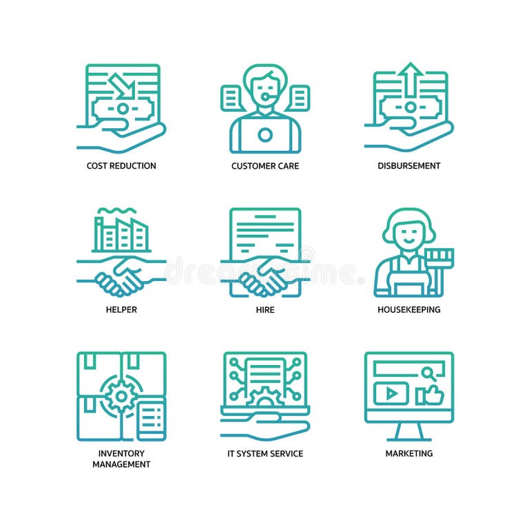 Reduction Process Icons Stock Illustrations – 345 Reduction Process ...