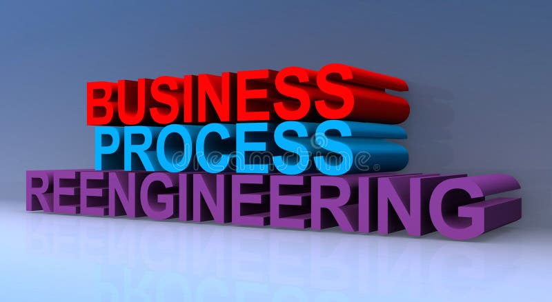 Business Process Reengineering Stock Illustration - Illustration of ...
