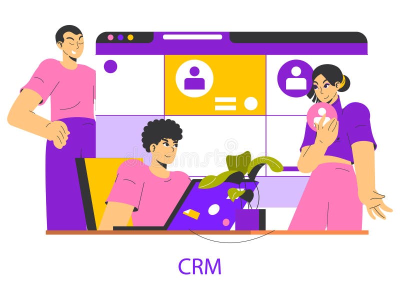 Business Process Scalling. Flat Vector Stock Illustration ...