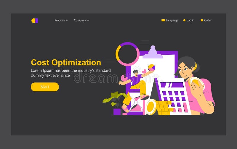 Business Process Scalling. Flat Vector Stock Vector - Illustration of ...