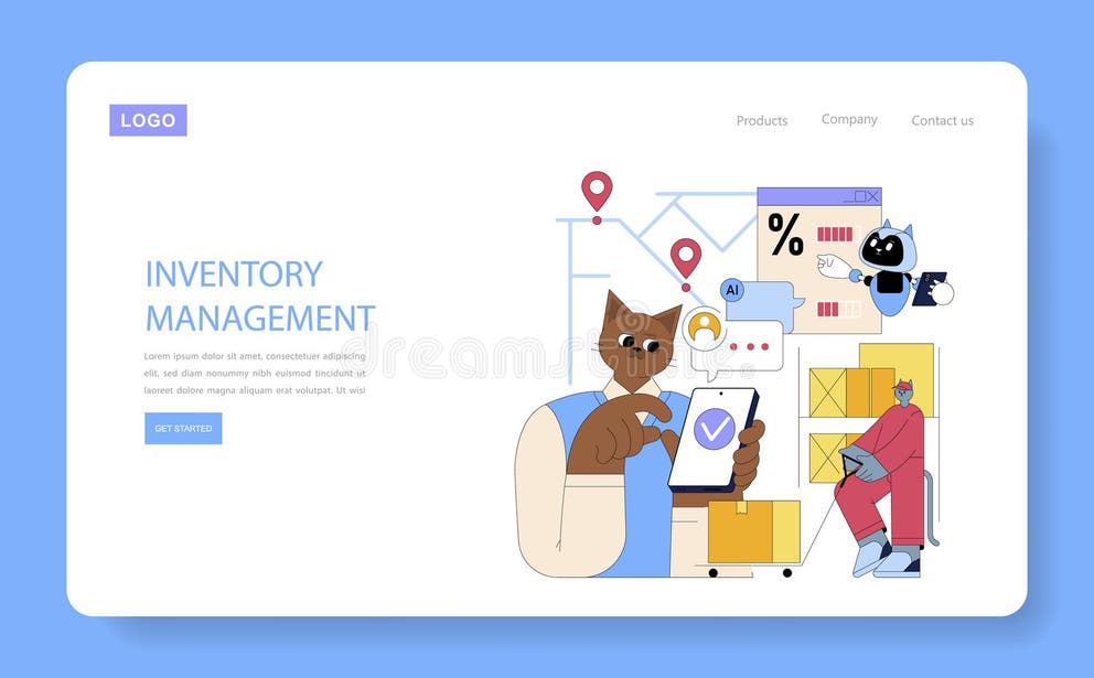 Business Processes. Flat Vector Illustration Stock Illustration ...
