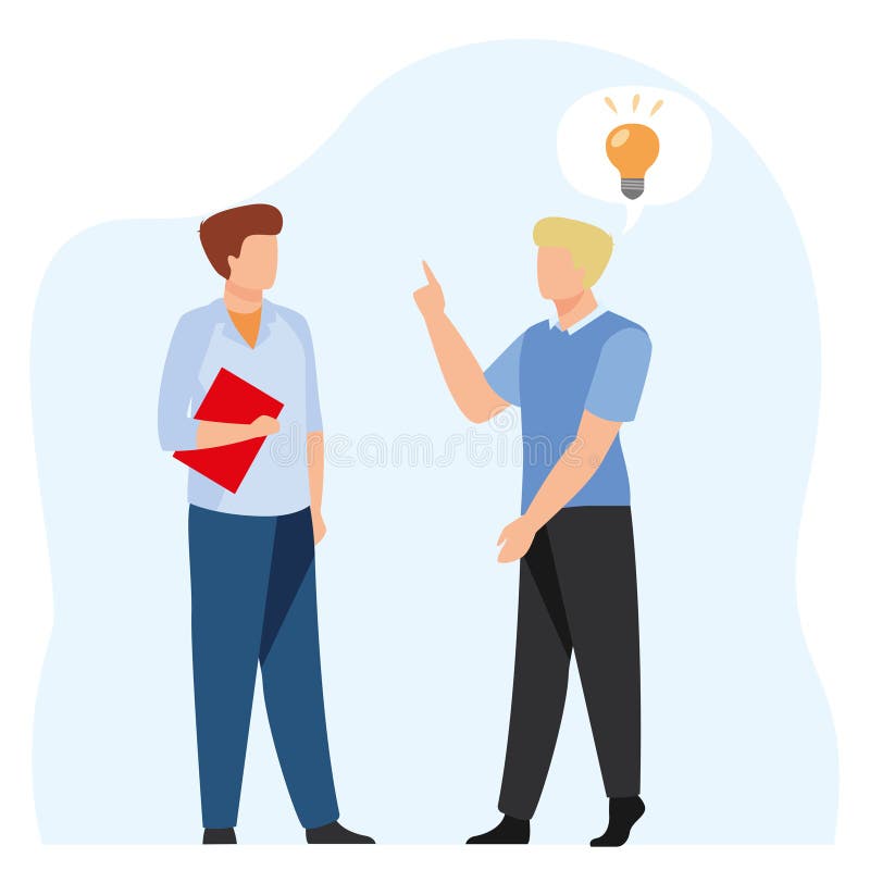 Business Processes in the Office, Communication of Men from the ...