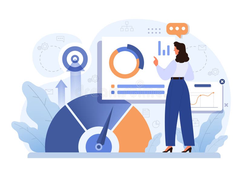 Business Processes Optimization. Productive Employee Analyzing Stock ...