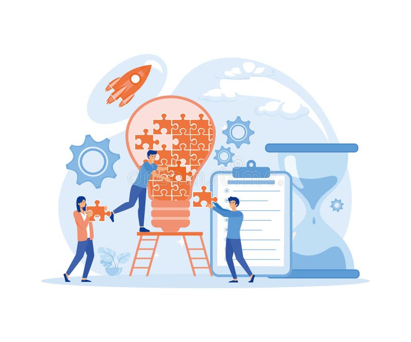 Business Processes and Planning, Work Flow Organization. Colleagues ...