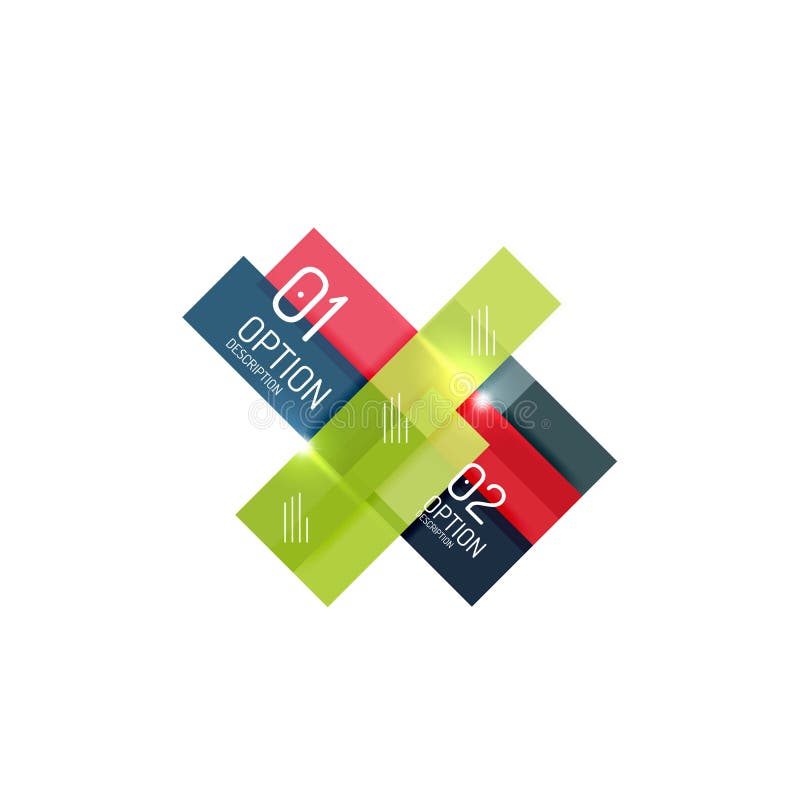 Business Products Option Banners Stock Vector - Illustration of ...