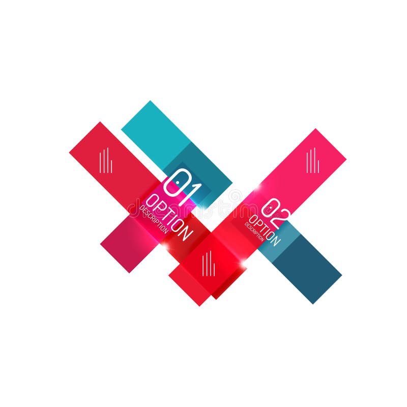 Business Products Option Banners Stock Vector - Illustration of ...