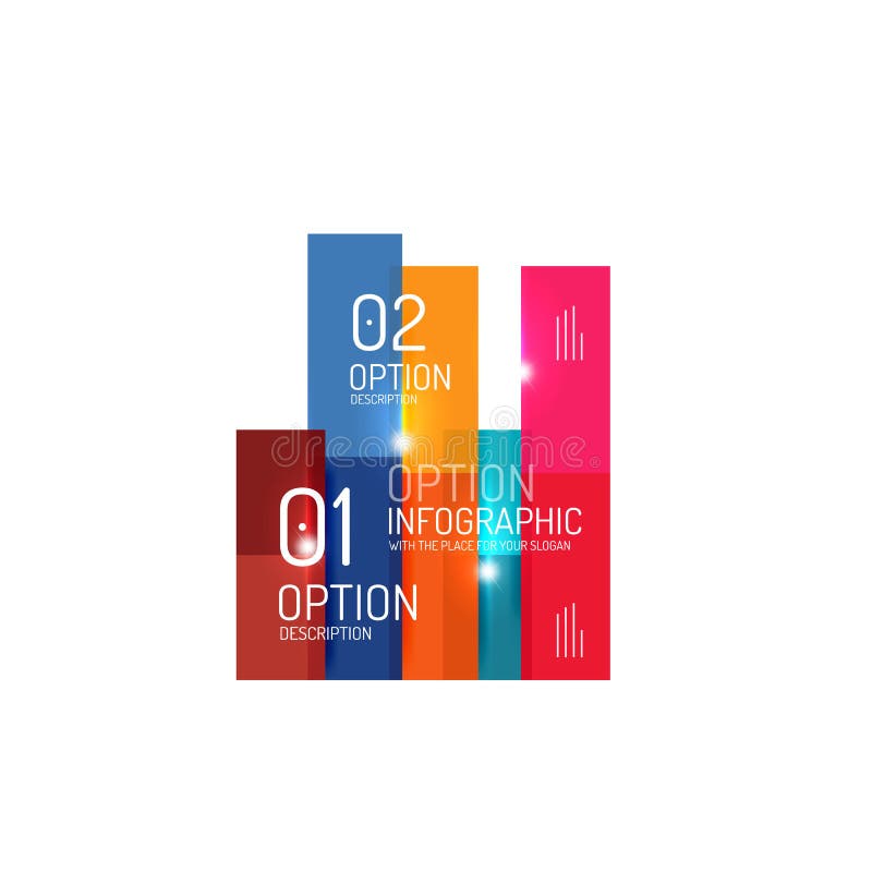 Business Products Option Banners Stock Vector - Illustration of ...