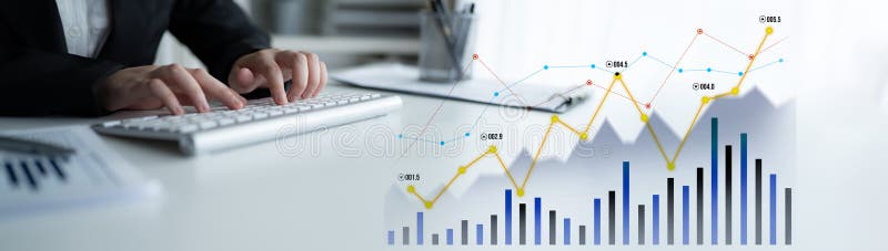 Business Professional Analyzing Performance Metrics Using Data ...