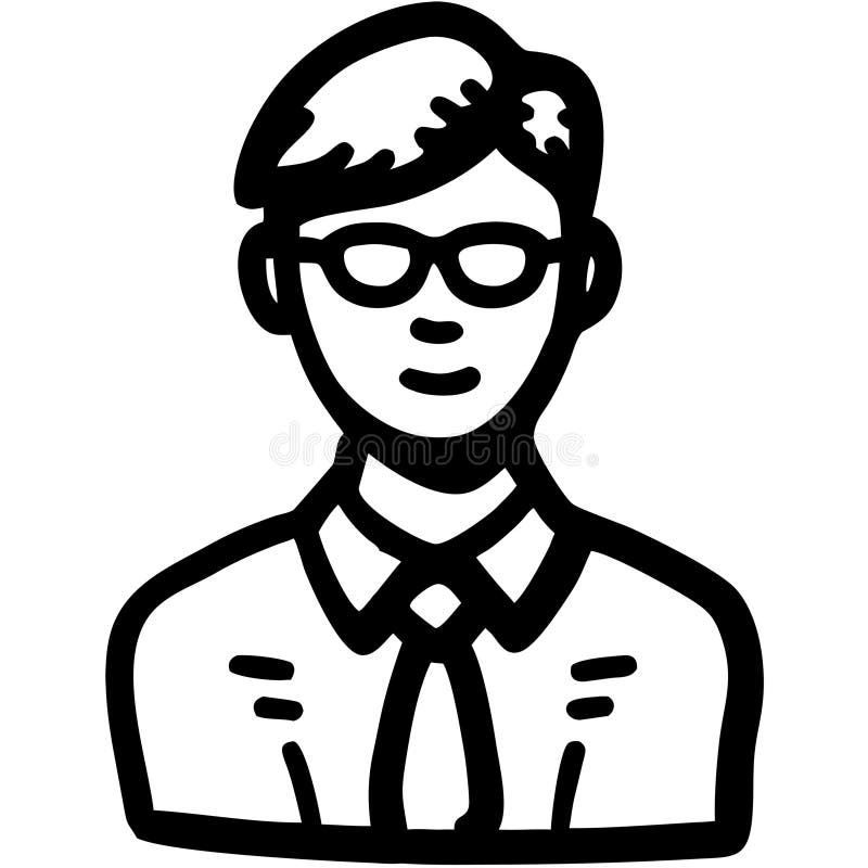 Business Professional Avatar Vector for Branding and Graphic Design ...