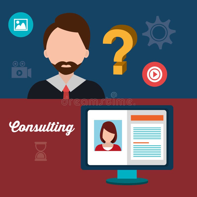 Business Professional Consulting Stock Vector - Illustration of ...