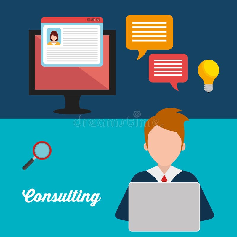 Business Professional Consulting Stock Vector - Illustration of ...