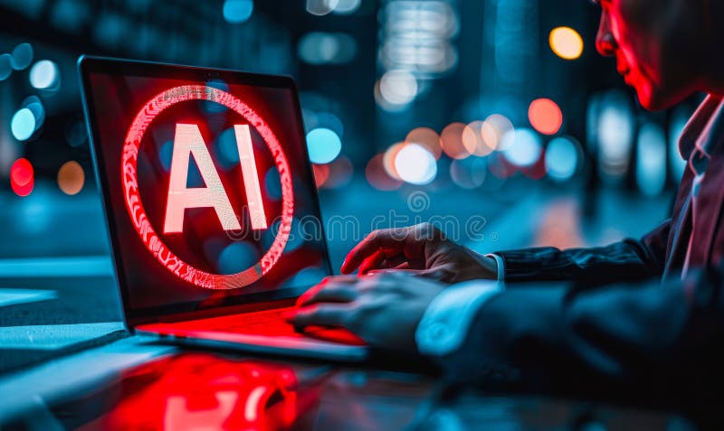 Business Professional Encountering Restricted Artificial Intelligence ...