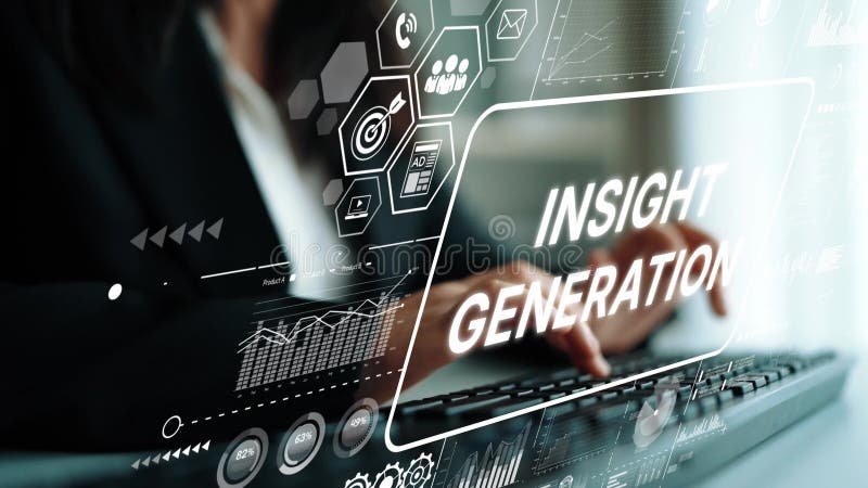 Business Professional Engaged in Insight Generation with Data ...